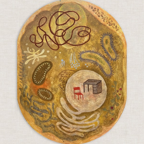 Biology Painting - Etsy