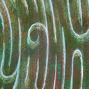 Labyrinth Painting Spiritual Art Byzantine Wall Art Meditational ...