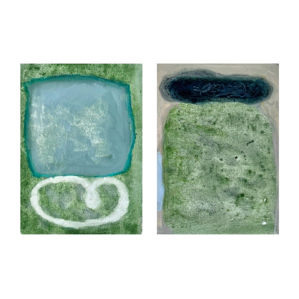 Diptych Art - Etsy