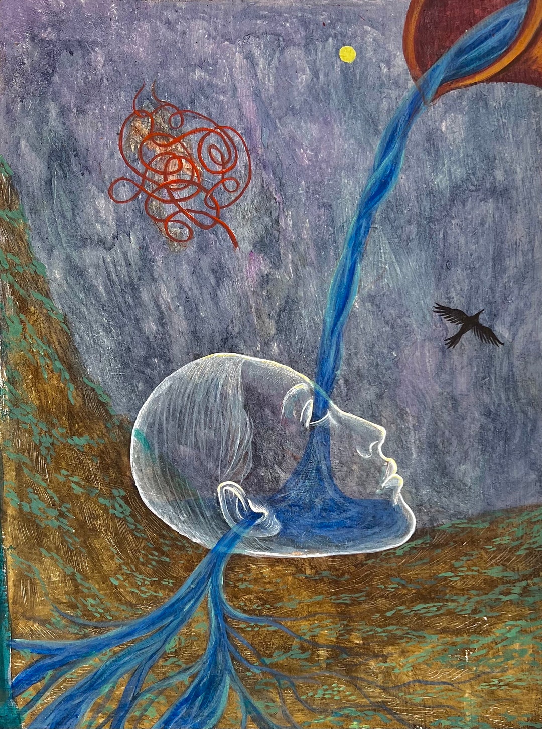 Illusion Painting Sensual Wall Art Dream Art Sleep Artwork Sensual ...