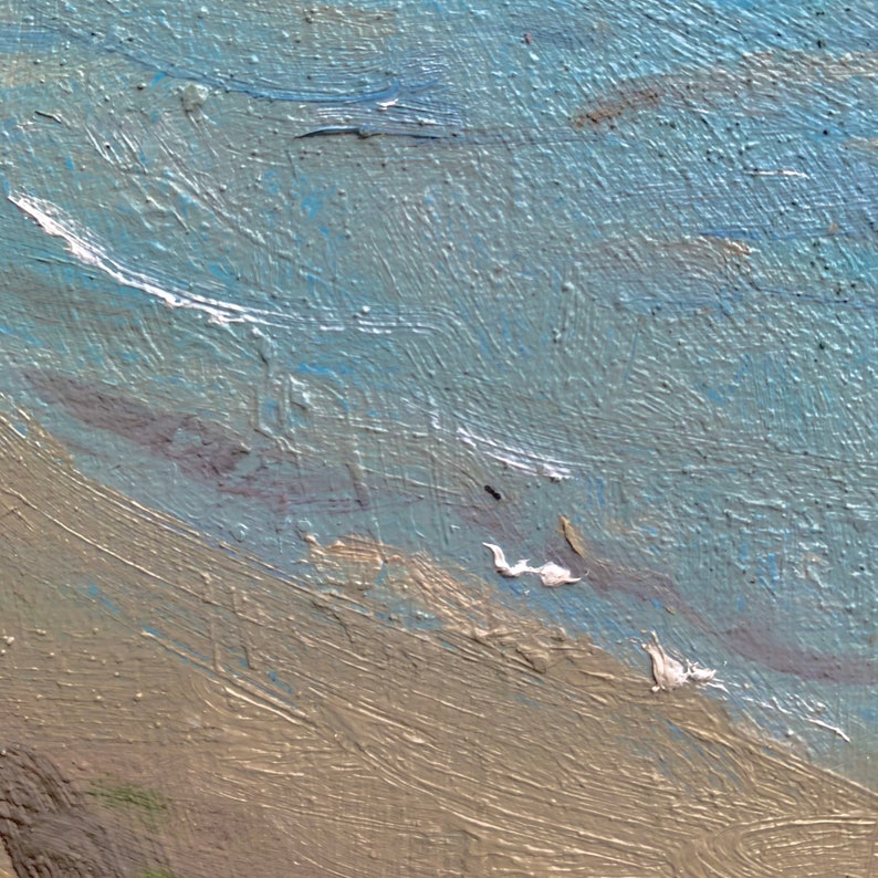 Lake Painting Lake Original Art Canvas Original Art Island | Etsy