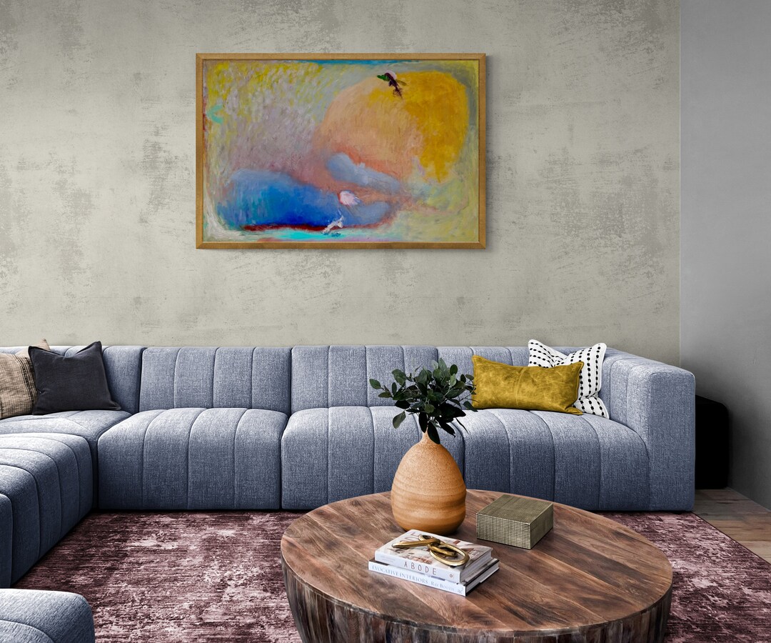 Multicolor Abstract Painting Canvas Wall Art Abstract Artwork ...