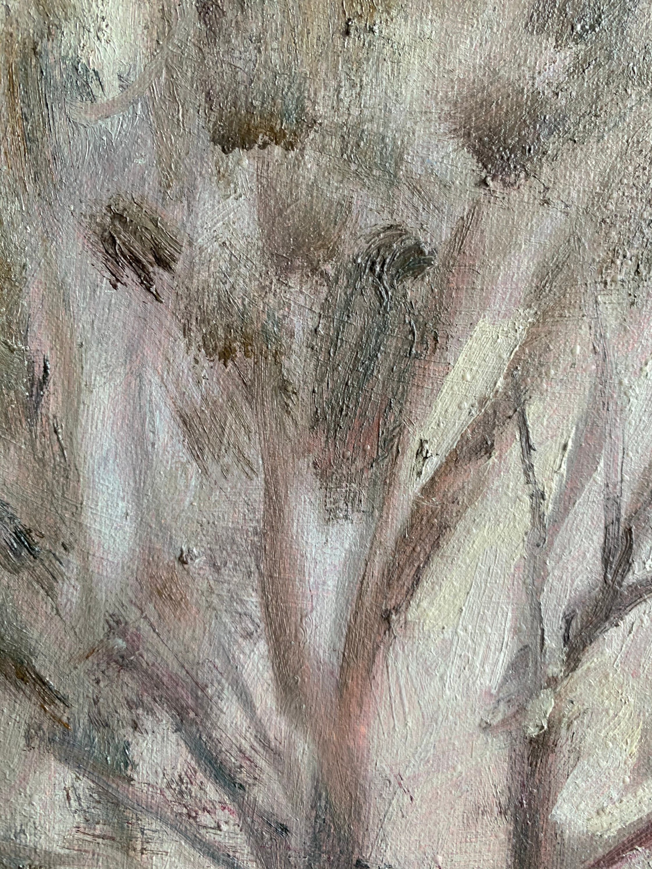 Snow Tree Painting Tree Art Tree Wall Decor Original Oil - Etsy