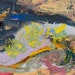 Abstract Solar Eclipse Oil Painting: Original Multicolor Wall Art ...