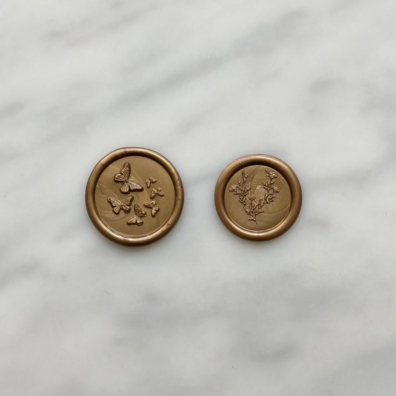 Butterfly Wax Seal Stickers Self Adhesive Wedding Invitation Seals - Etsy