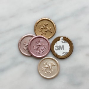 Butterfly Wax Seal Stickers Self Adhesive Wedding Invitation Seals - Etsy
