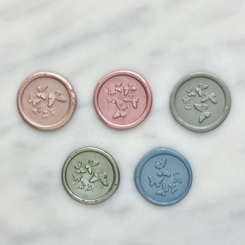 Butterfly Wax Seal Stickers Self Adhesive Wedding Invitation Seals - Etsy