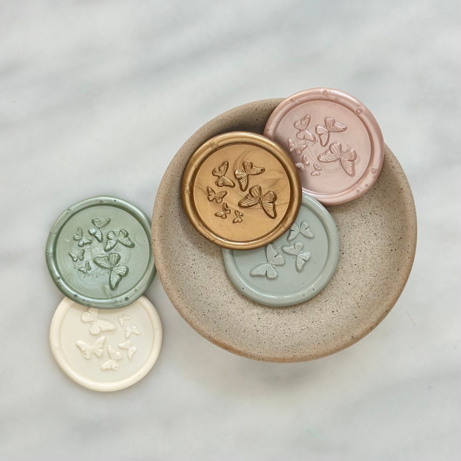 Butterfly Wax Seal Stickers Self Adhesive Wedding Invitation Seals - Etsy