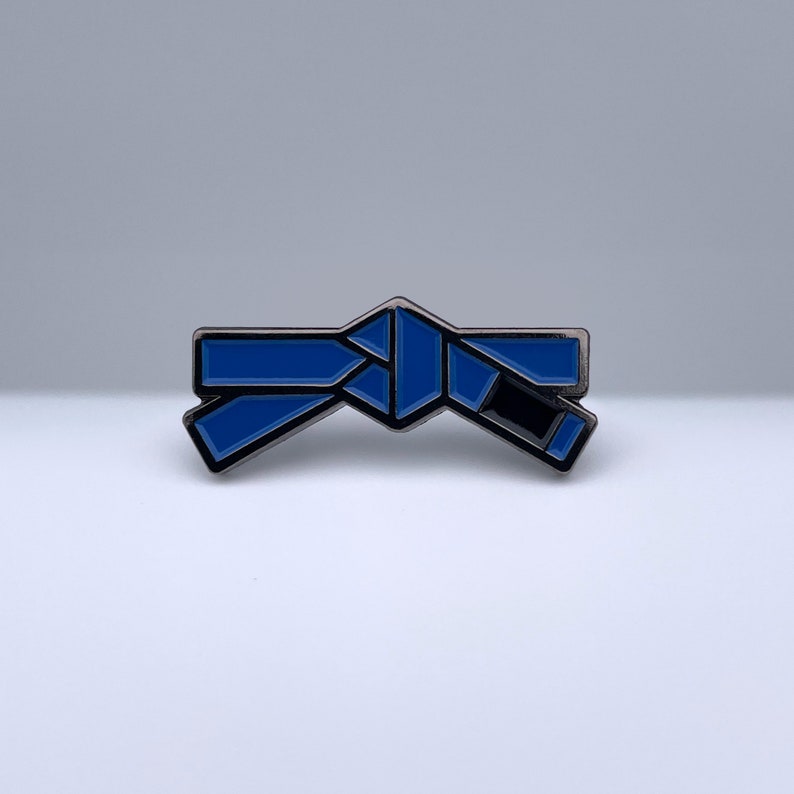 Brazilian Jiu Jitsu Ranked Belt | Enamel Pin - Etsy