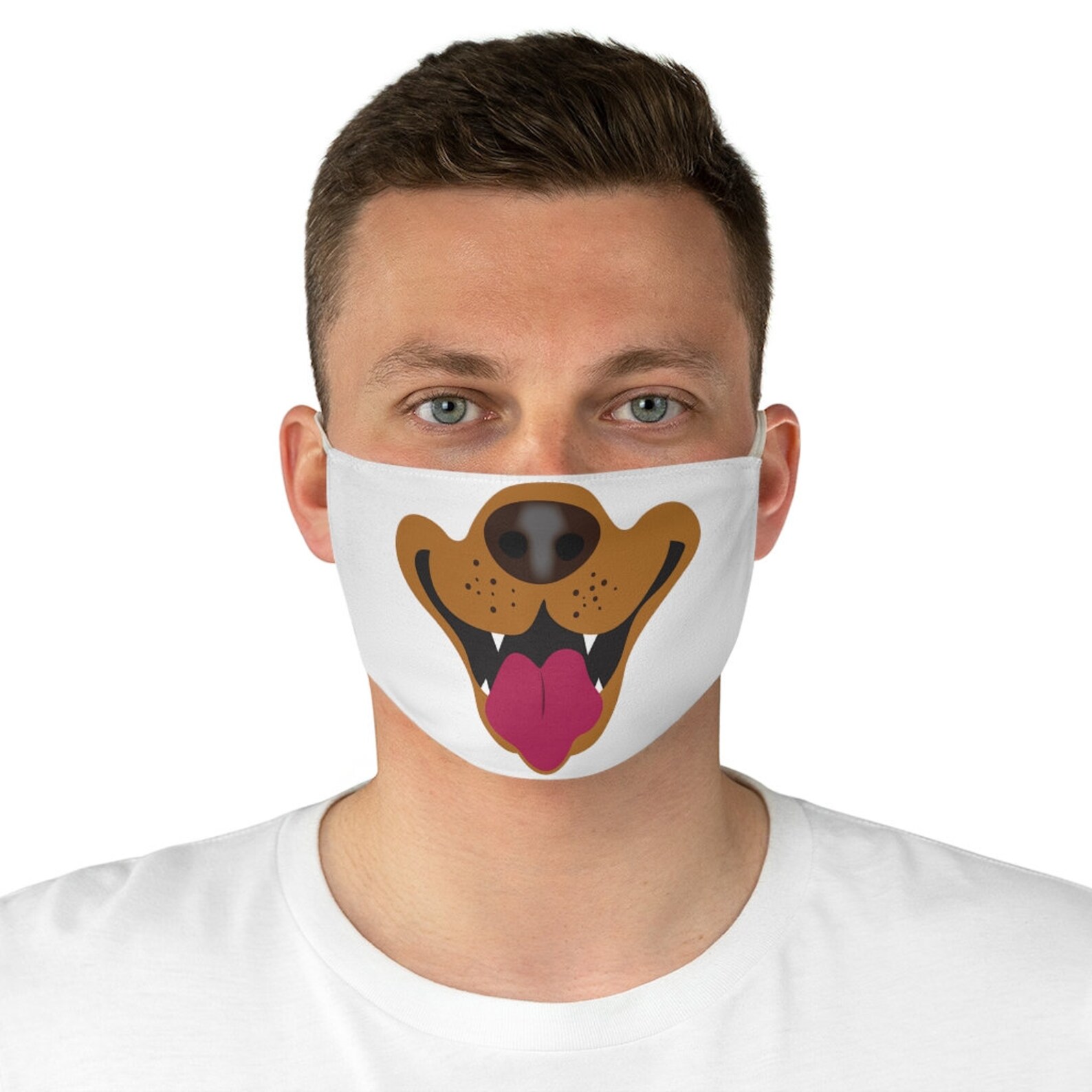 Doggie Mouth Fabric Face Mask - Etsy