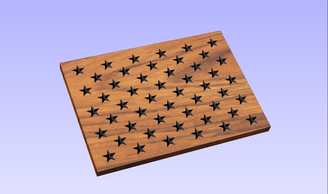 USA American Flag Union - Vector File Template - Crv, Dxf, Eps, Svg ...