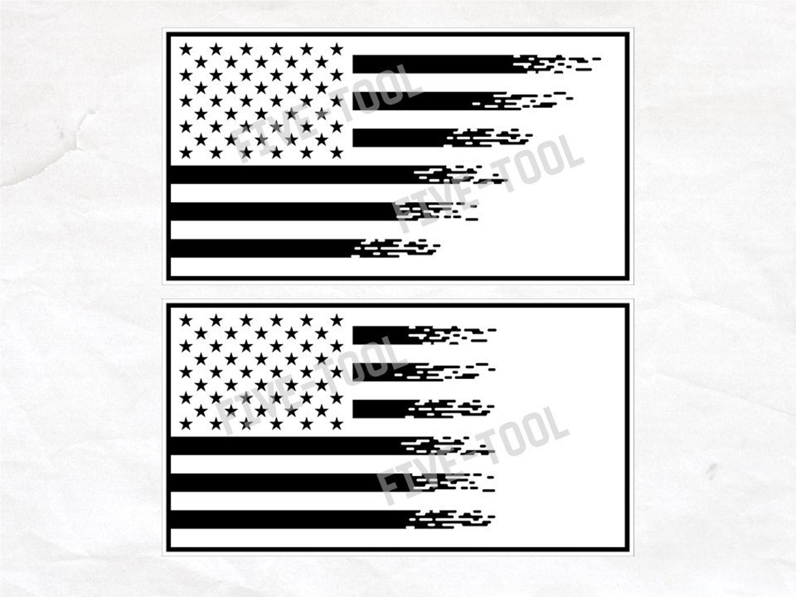 Split American Flag Cut Files - CNC & Laser USA Vectors - Gradient ...