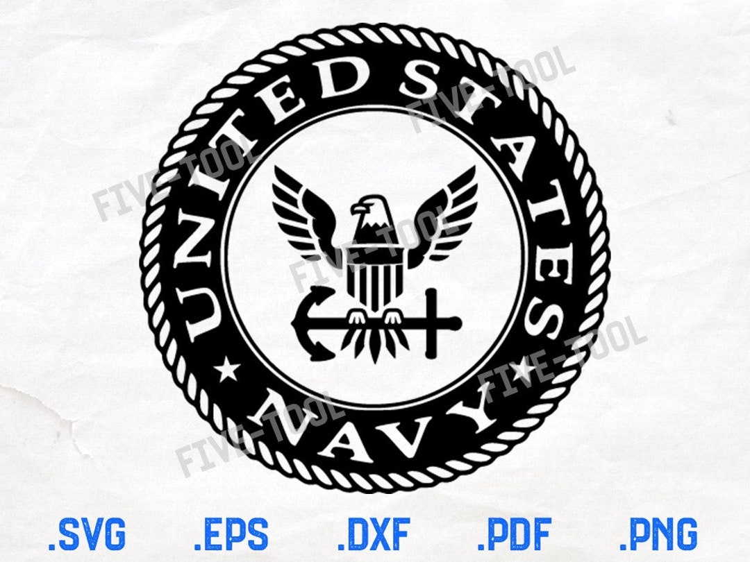 US Navy Logo Vector File - United States Navy Filled Cut File - Svg ...