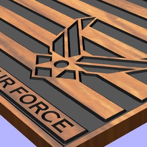 Armed Forces Flag Cut Files - Military Vector Bundle - Vcarve CNC ...