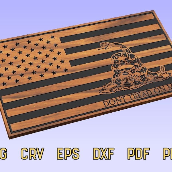 The Gadsden Flag - Etsy