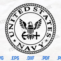 Navy Svg - Etsy