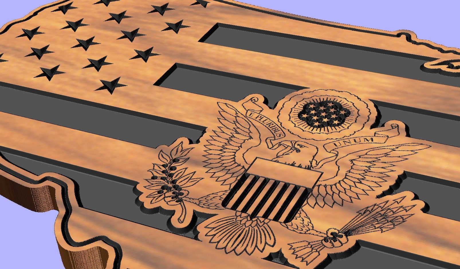 United States Army Flag Cut Files - USA Map - Svg, Crv, Dxf, Eps, Pdf ...