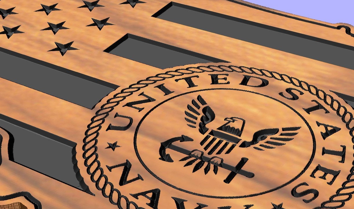 United States Navy Flag Cut Files USA Map Svg Crv Dxf - Etsy