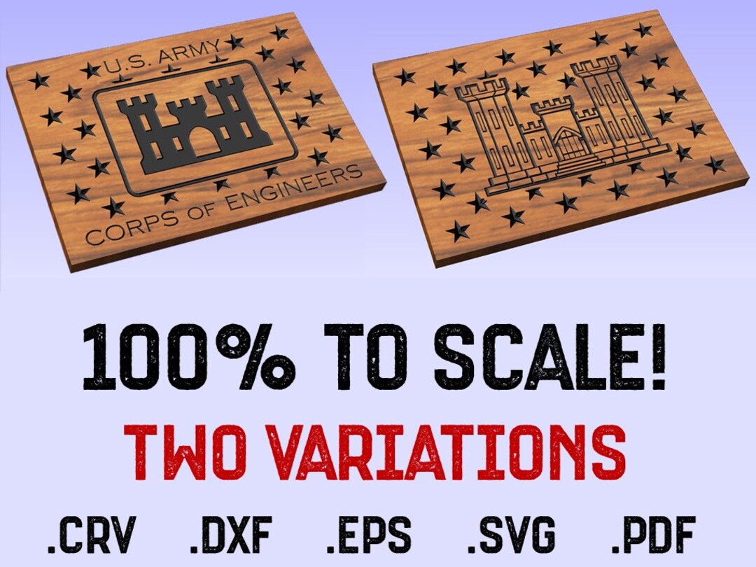 US Army Corps of Engineers Logo in Union - USACE Vector File - Crv, Dxf ...