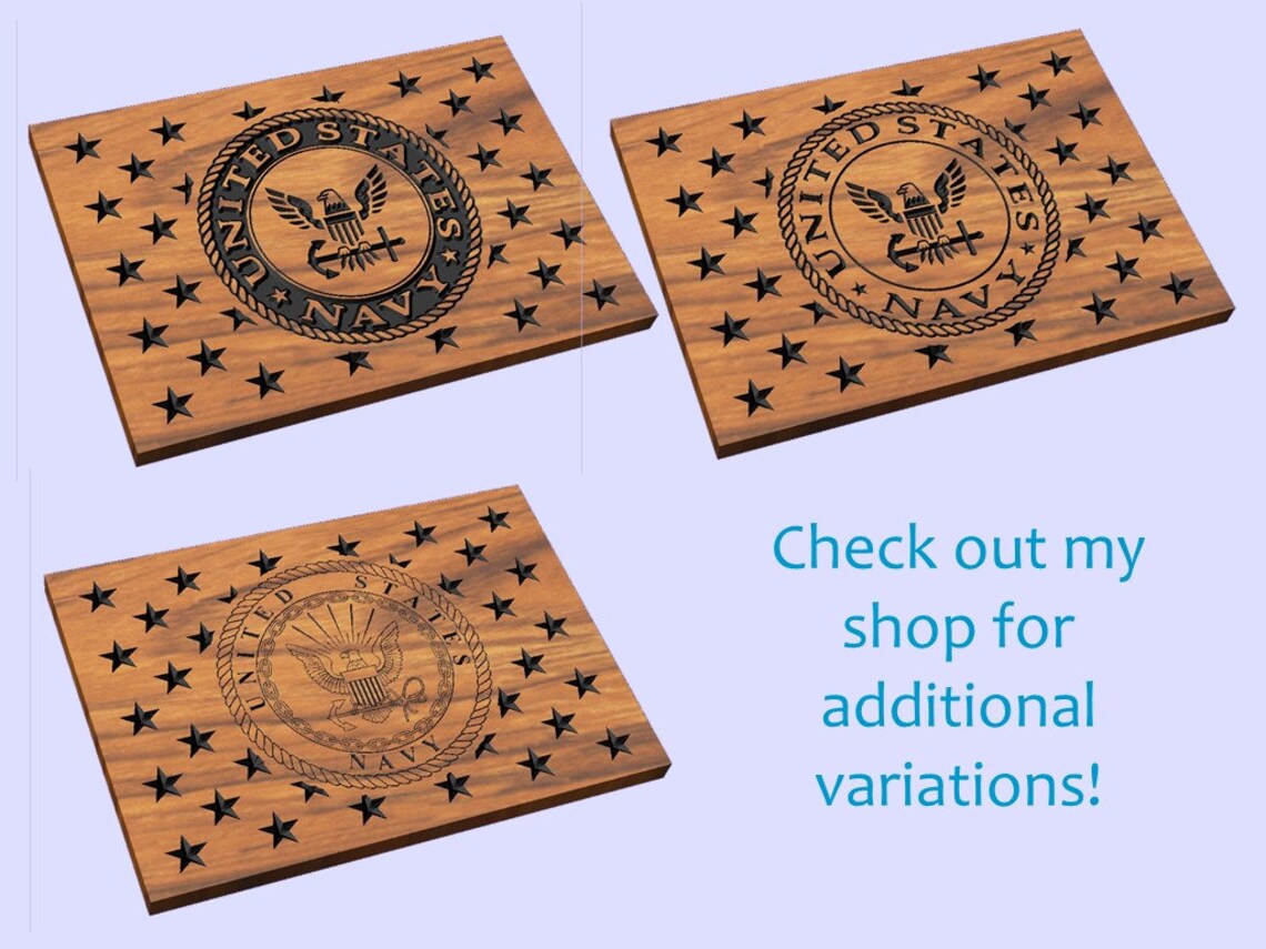 US Navy Emblem in Union - USN Logo Vector File Bundle - Digital ...