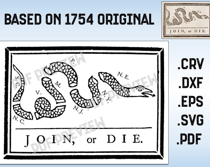 Join, or Die SVG - Etsy