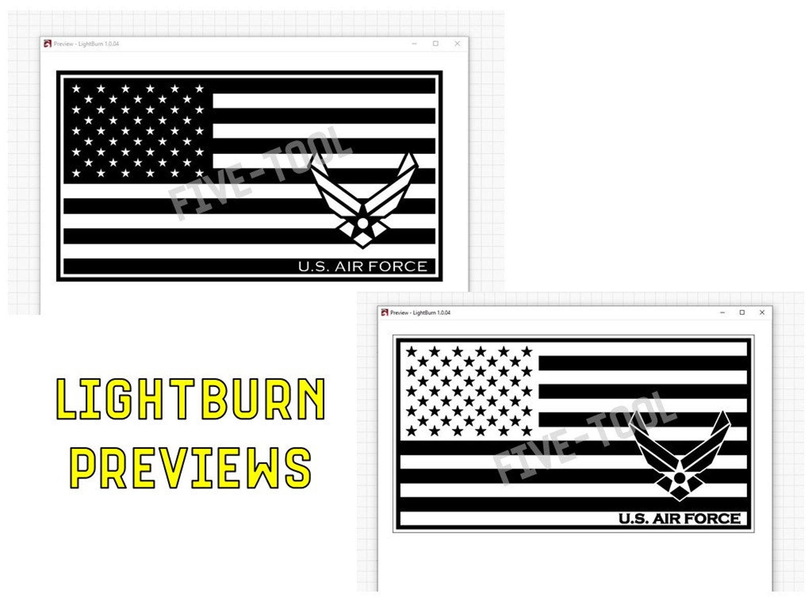 Armed Forces Flag Cut Files - Military Vector Bundle - Vcarve CNC ...
