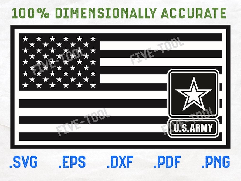 US Army American Flag Vector Files USA Logo Vector Svg - Etsy