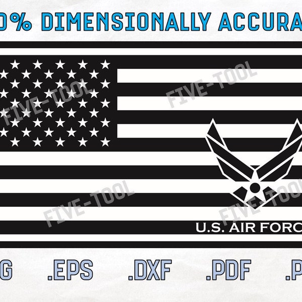 Air Force Dxf File - Etsy