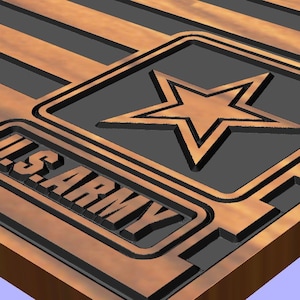 Armed Forces Flag Cut Files - Military Vector Bundle - Vcarve CNC ...