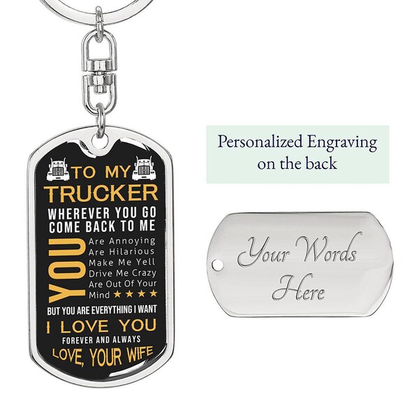 Husband Keychain - Etsy