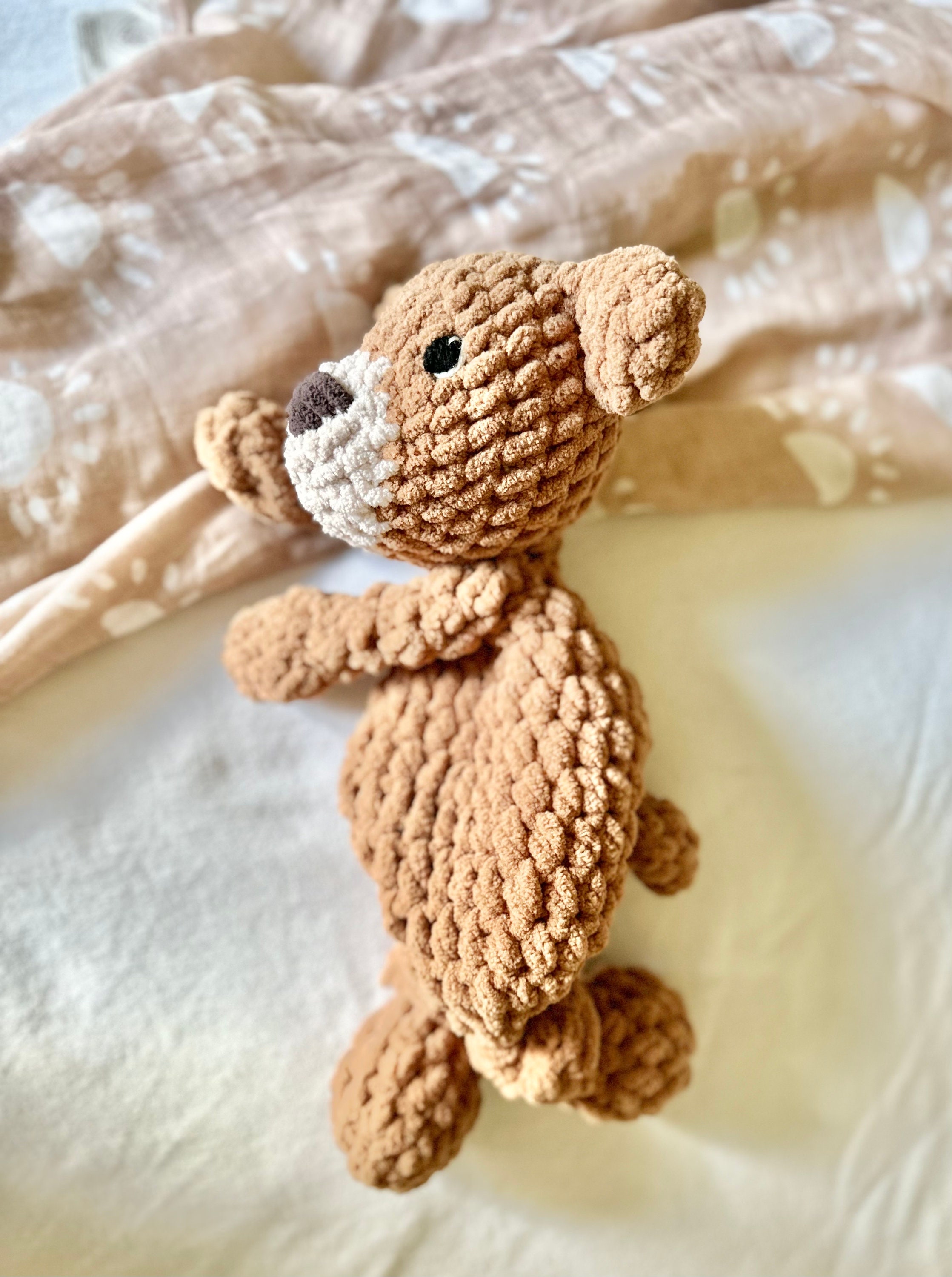 Bear Snuggler/soft Bear Plush/ever Bear Lovey/ Ready to Ship Item - Etsy