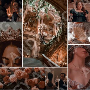 Romantic Academia Regency Photo Collage Kit Royal Core Bridgerton ...