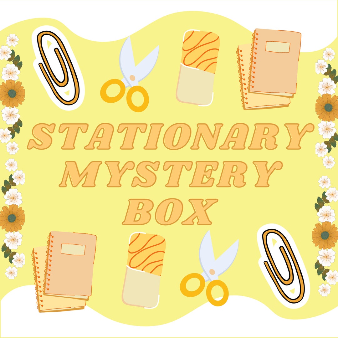 Stationary Mystery Box - Etsy