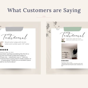 Large Letter Ledge | 40" Letter Ledges With Acrylic Letter & Number ...