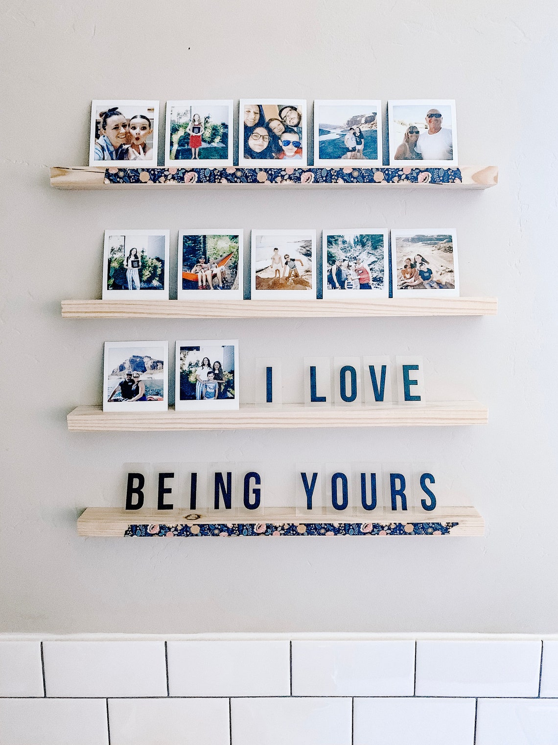 Letter Ledges With Letter Pack 24 Wooden Letter | Etsy