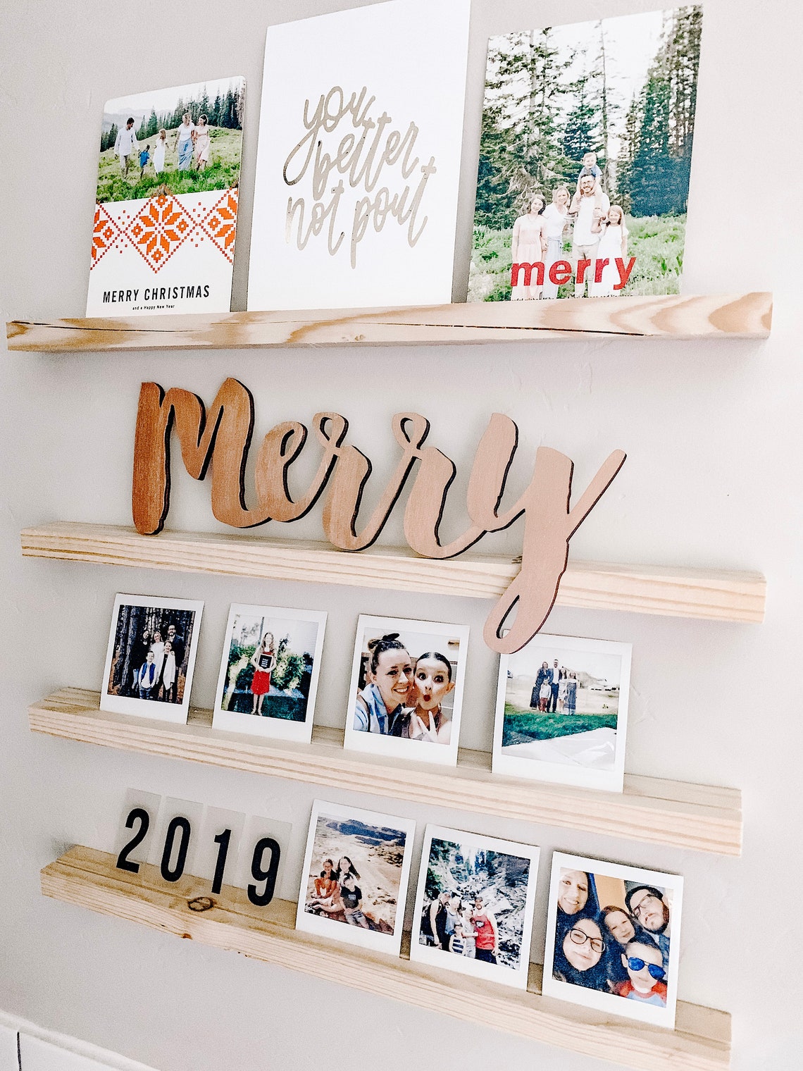 Letter Ledges With Letter Pack 24 Wooden Letter | Etsy