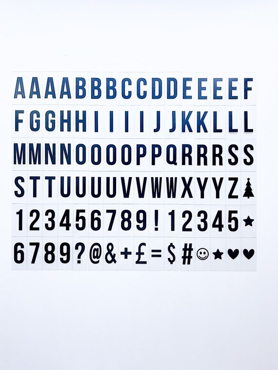Acrylic Letter Pack 1.5 X 2.5 Inch Letters Letter Ledge - Etsy