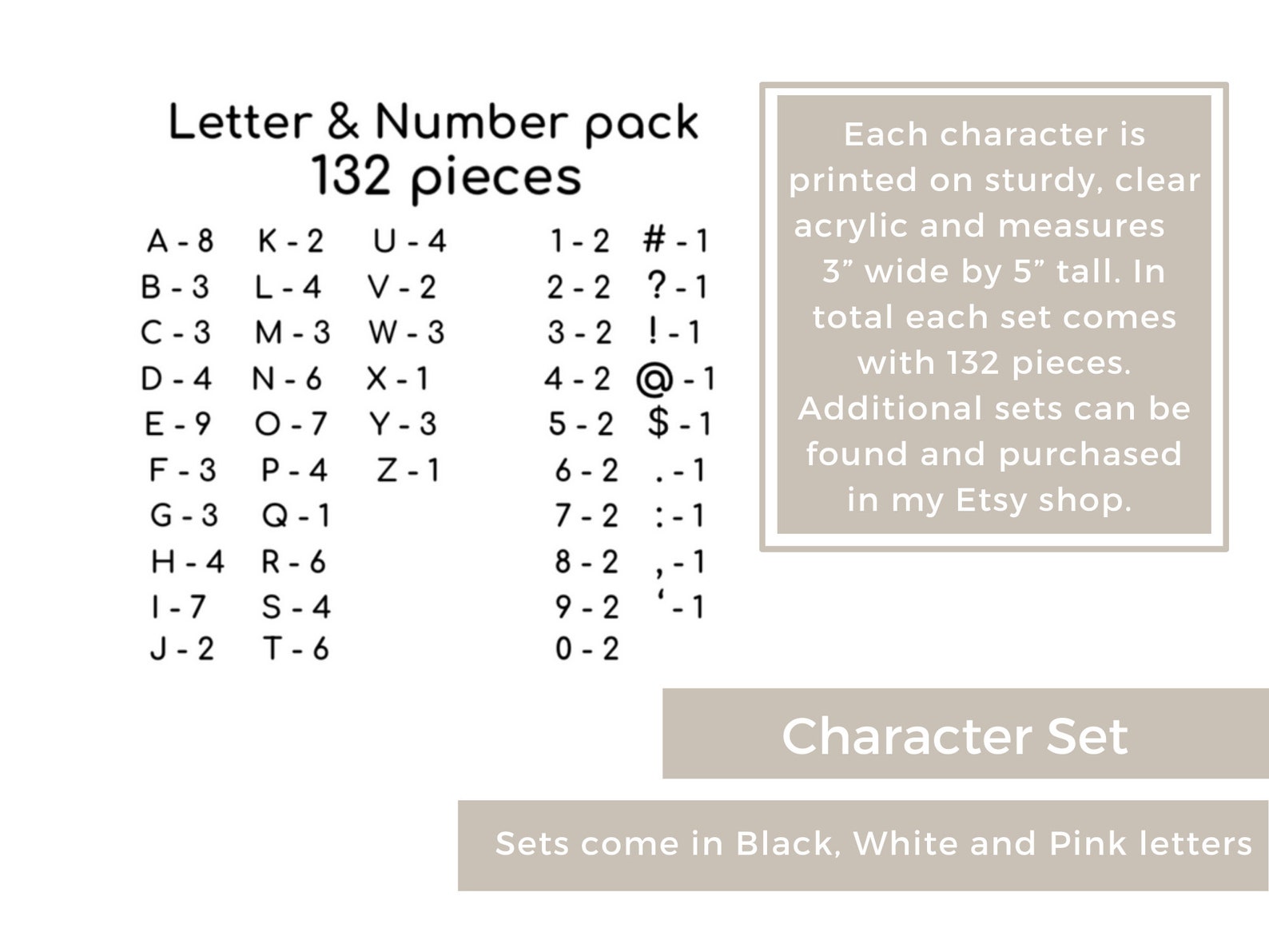 Large Letter Ledge 40 Letter Ledges With Acrylic - Etsy