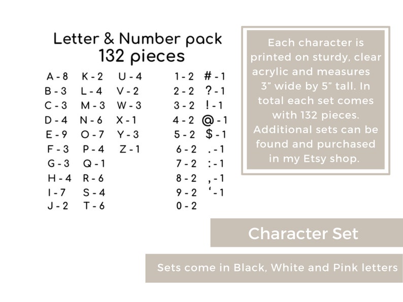 Wood Letter Ledge Set With Acrylic Letters 5 Inch Letters - Etsy