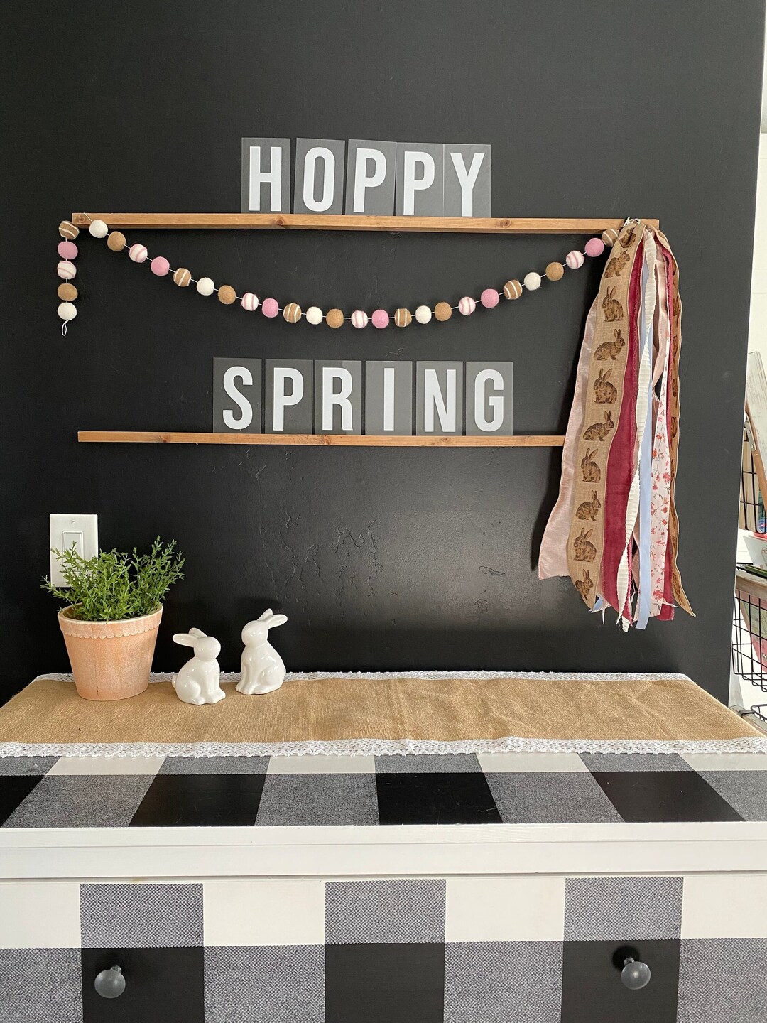 Large Letter Ledge | 40" Letter Ledges With Acrylic Letter & Number ...