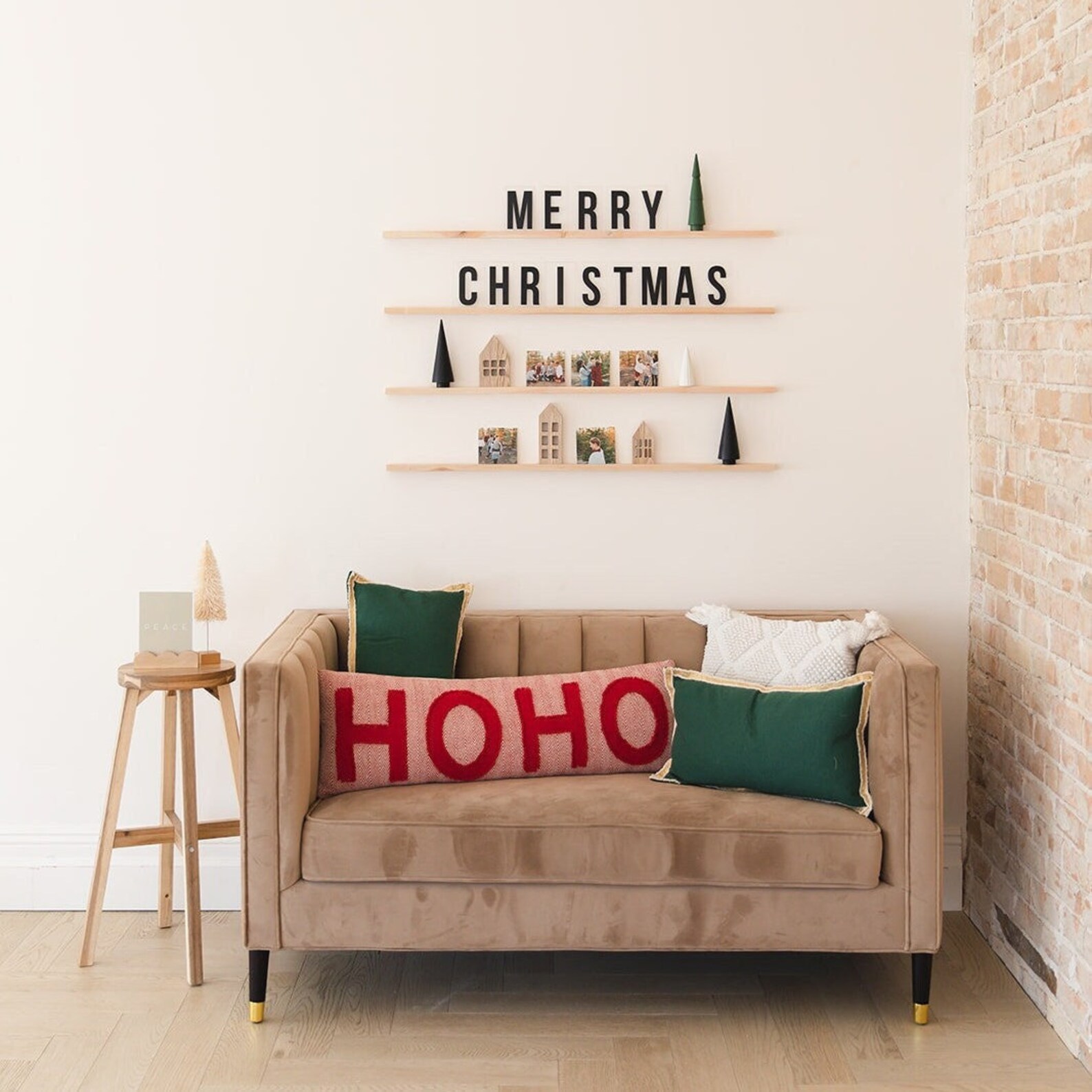 Wood Letter Ledge Set With Acrylic Letters 5 Inch Letters - Etsy