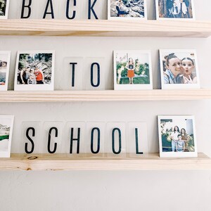 Letter Ledges With Letter Pack 24 Wooden Letter | Etsy