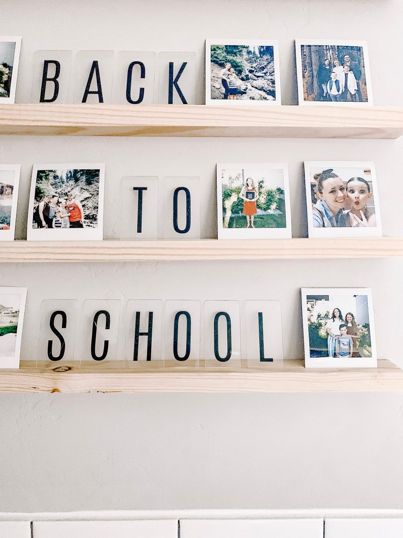 Letter Ledges With Letter Pack 24 Wooden Letter | Etsy