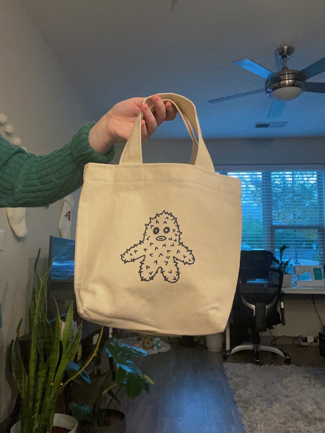 Mini Canvas Totes - Etsy