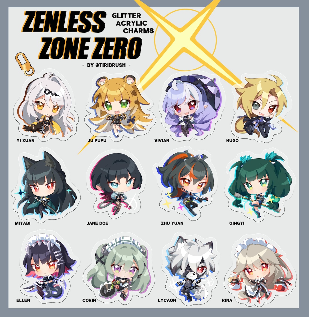 Zenless Zone Zero - Acrylic Charms - Etsy