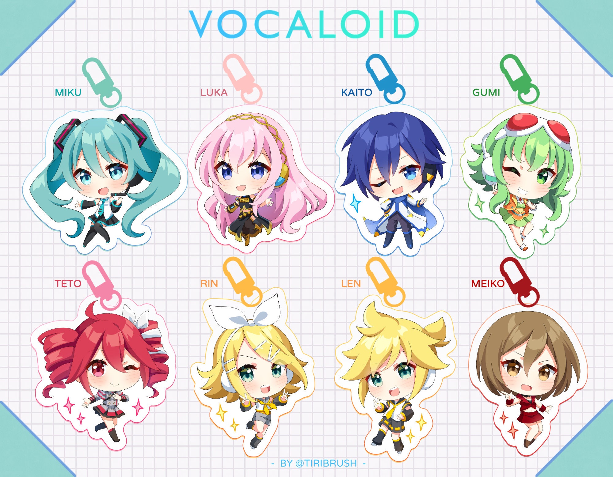 Vocaloid Characters Chibi Luka