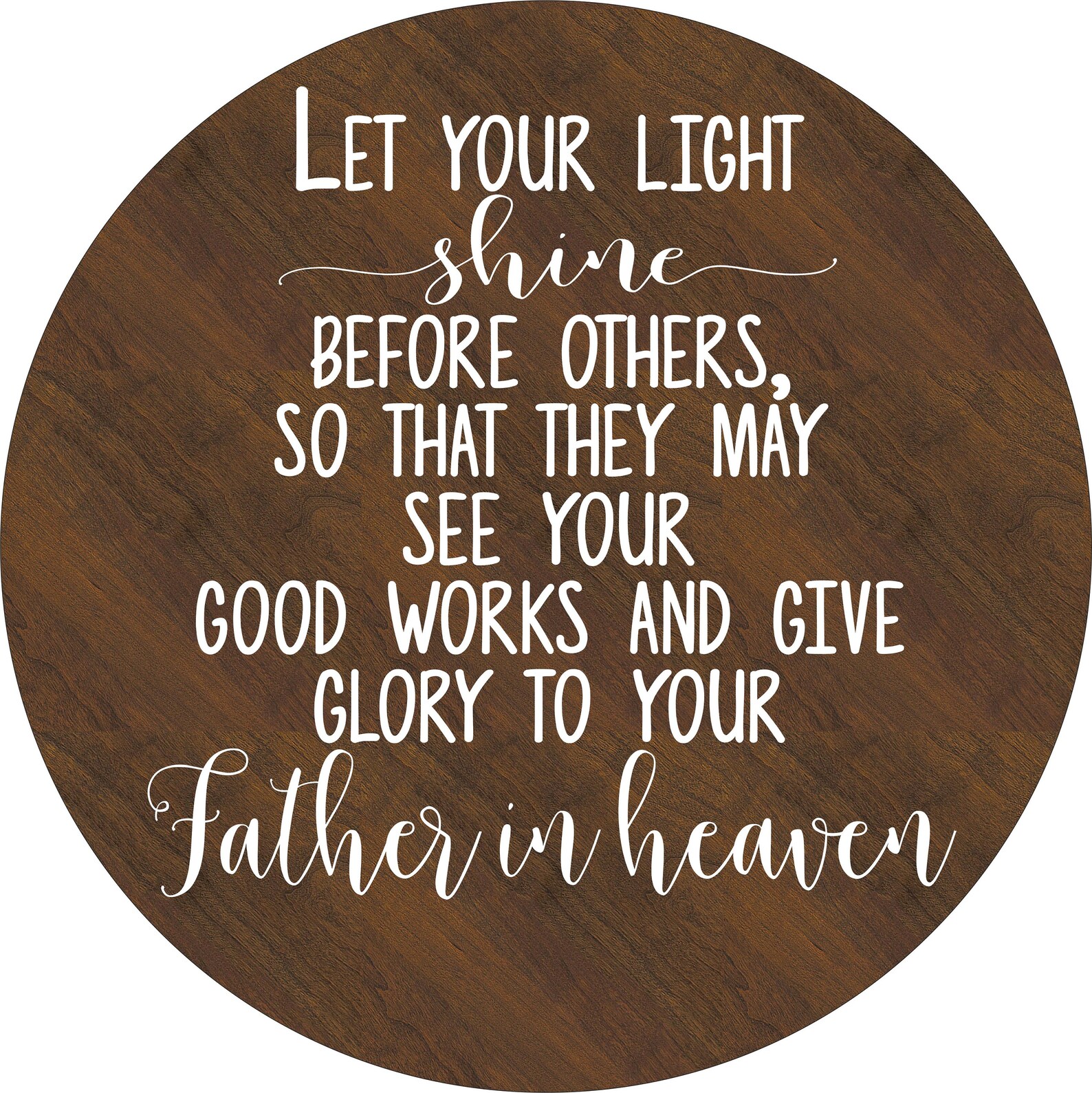 Let Your Light Shine Before Others Matthew 5:16 SVG - Etsy Singapore