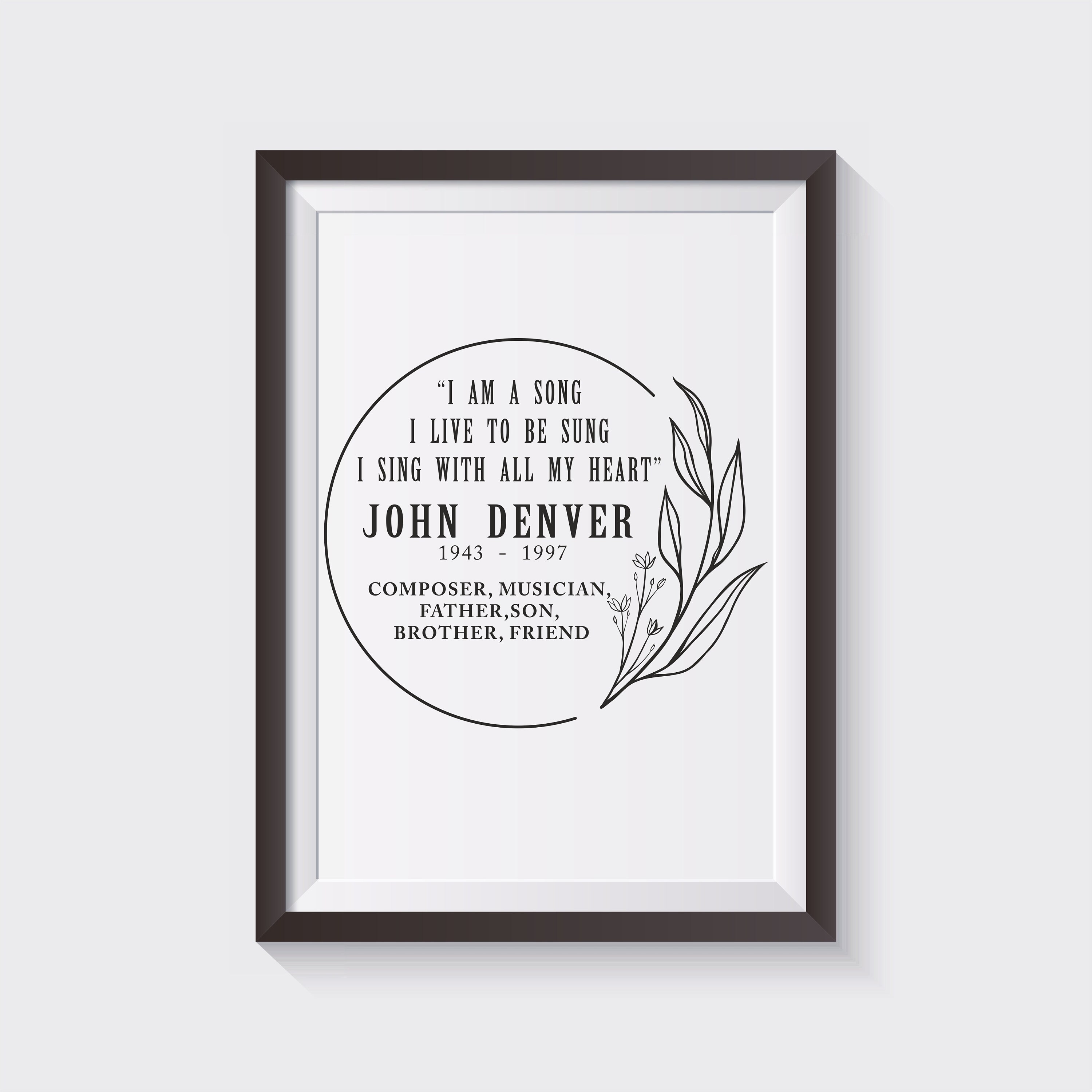 John Denver SVG Country Music Svg Country Roads Svg | Etsy