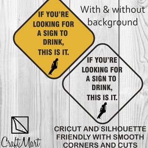 Bar Sign Bar Poster Cricut Cut Files Bar Quotes Bar | Etsy