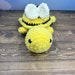 Bumble Bee Decor, Crochet Turtle Plushie, Bee Stuffed Animal, Birthday ...